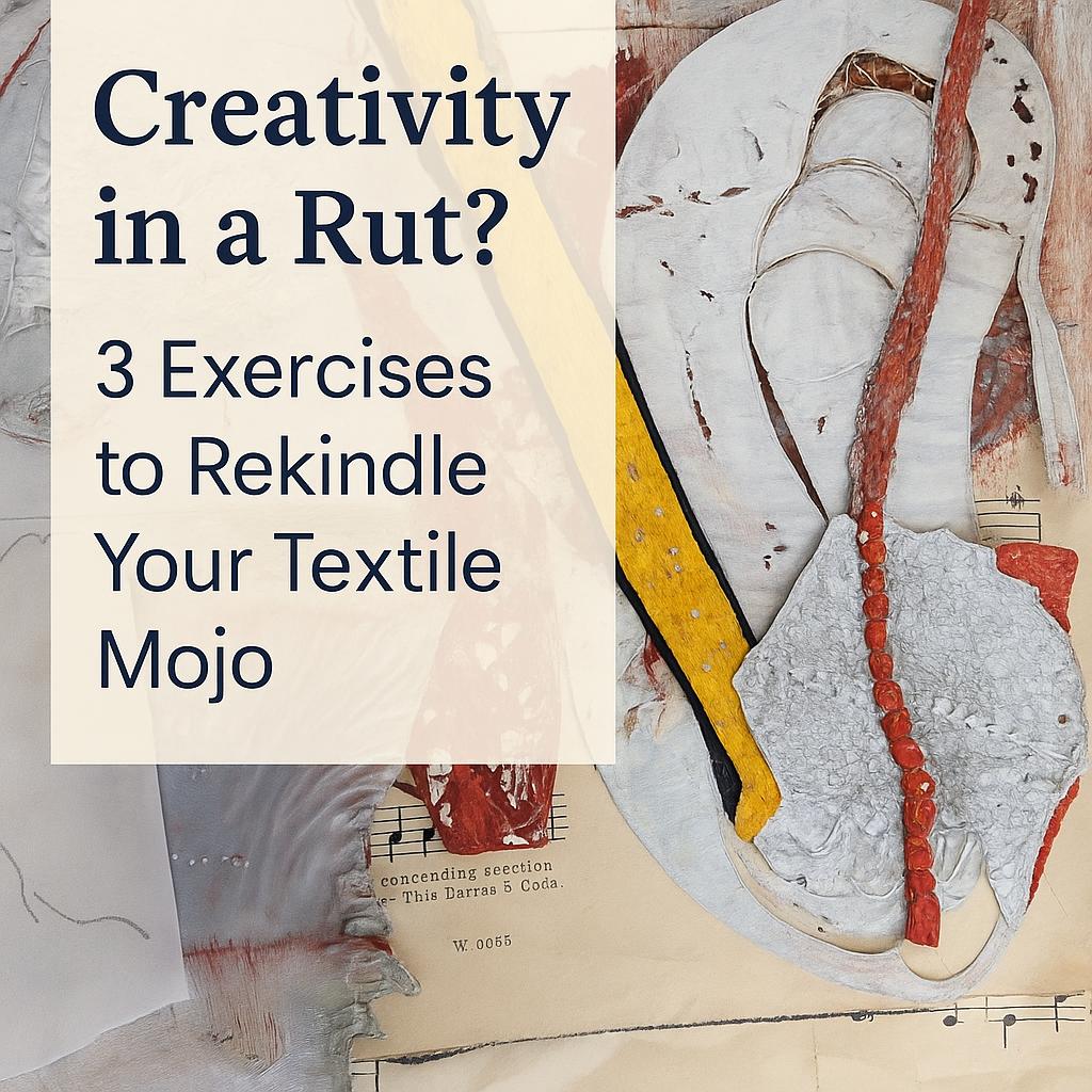 Creativity in a Rut? 3 Exercises to Rekindle Your Textile Mojo – Eau ...