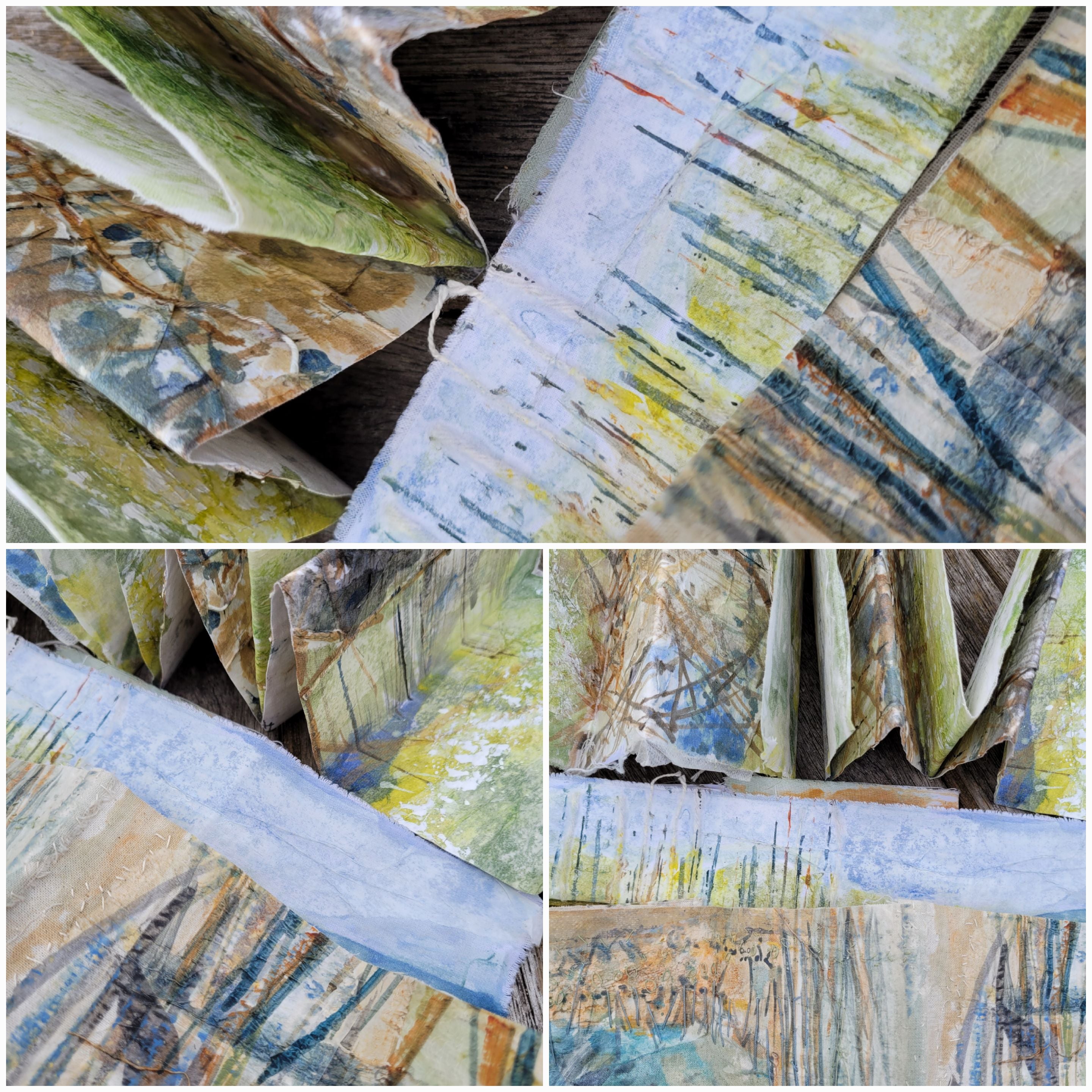 Experimental Surfaces for stitch - Amanda Hislop – Eau Brink Studio